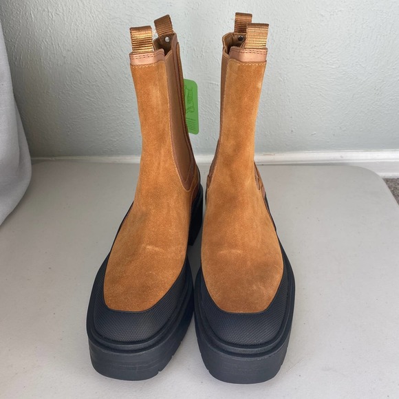Sam Edelman | Shoes | Nwt Sam Edelman Lulia Lug Sole Chelsea Boot Camel ...